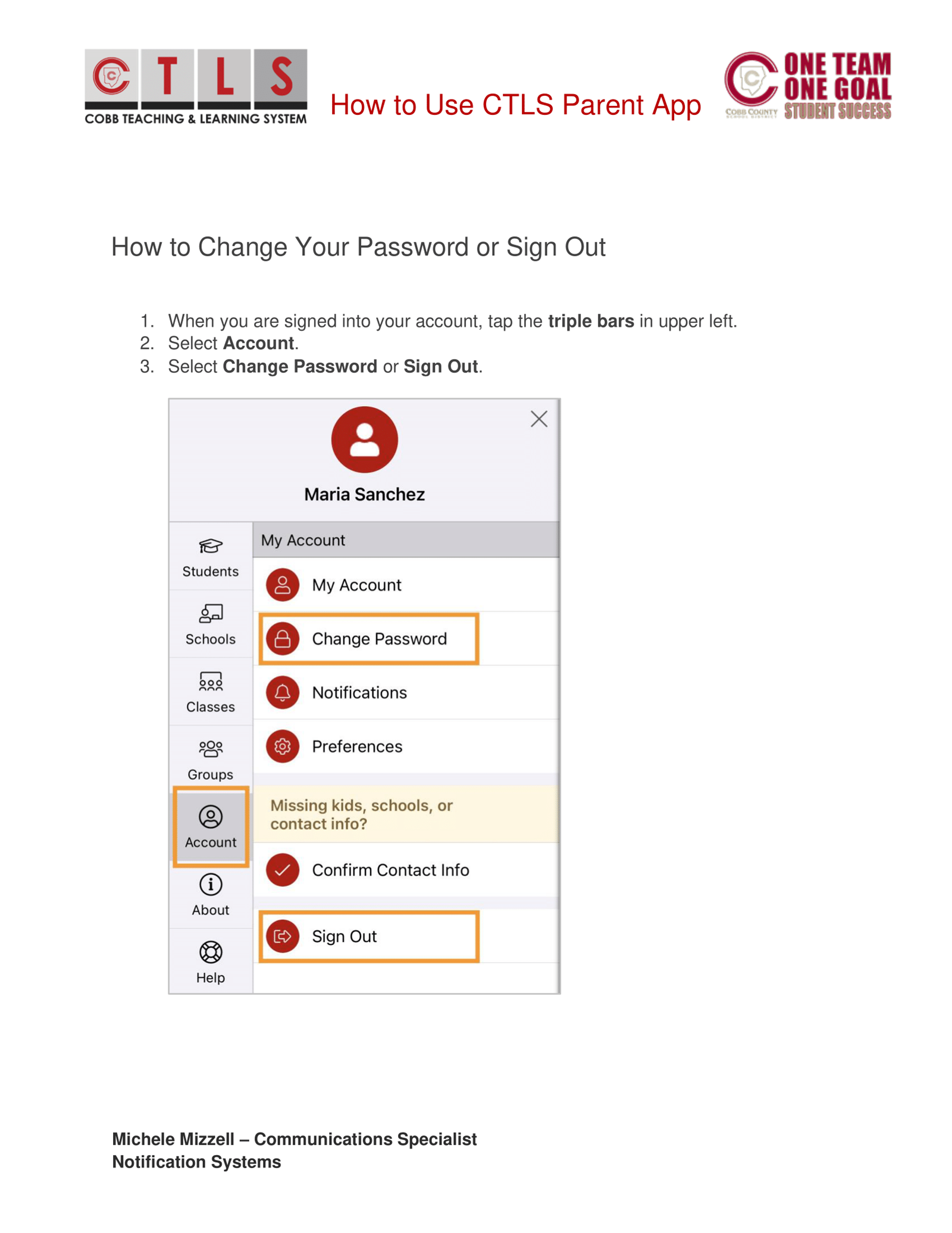 Accounts Login Information and CTLS Information